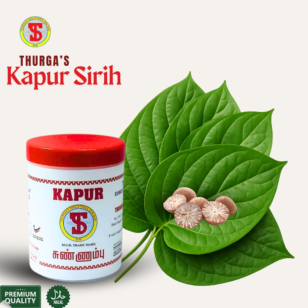 Thurga's Kapur Sireh – Original Edible Lime for Betel Leaf | Chun Makan ...