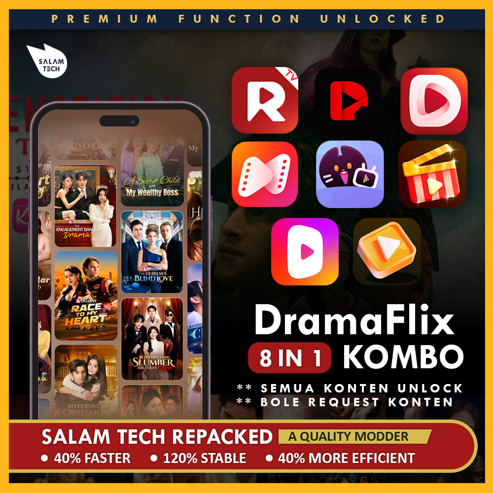 DramaFlix 8in1 Kombo Set ⚡ LIFETIME PREMIUM ⚡LATEST 2025 ⚡ LIFETIME ...