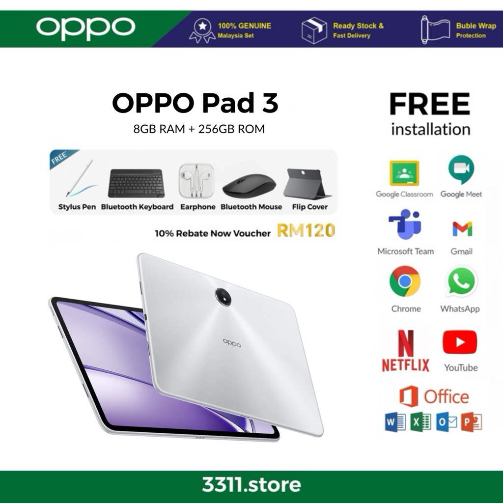 OPPO Pad 3 | OPPO Pad Neo LTE | OPPO Pad 2 | OPPO Pad SE | tablet kerja ...