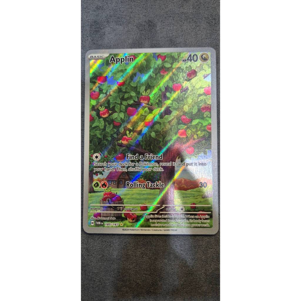 Pokemon TCG Applin IR #185 | Shopee Malaysia