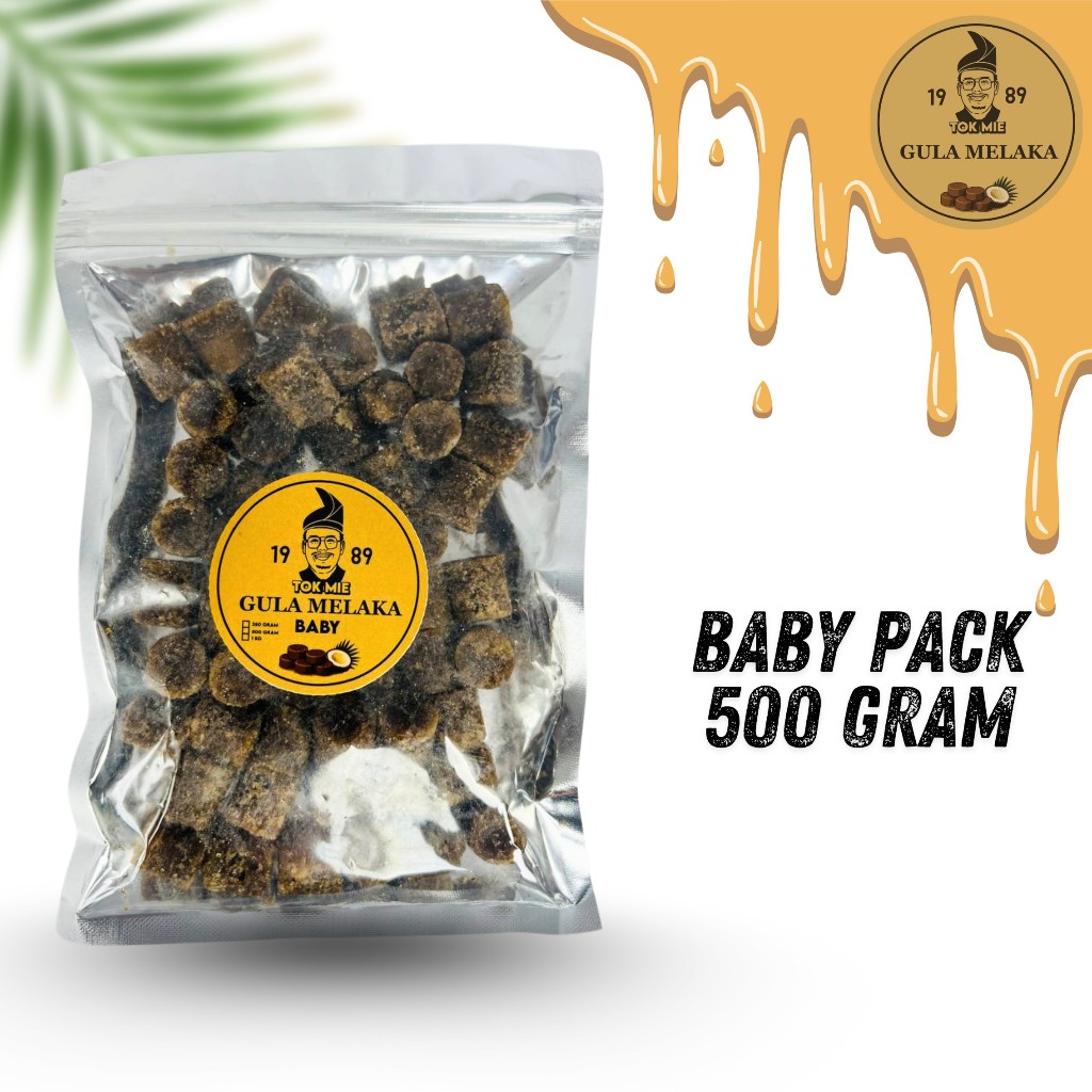 Gula Melaka Baby Cube 500gm | 100% Asli Nira Kelapa | Coconut Palm ...