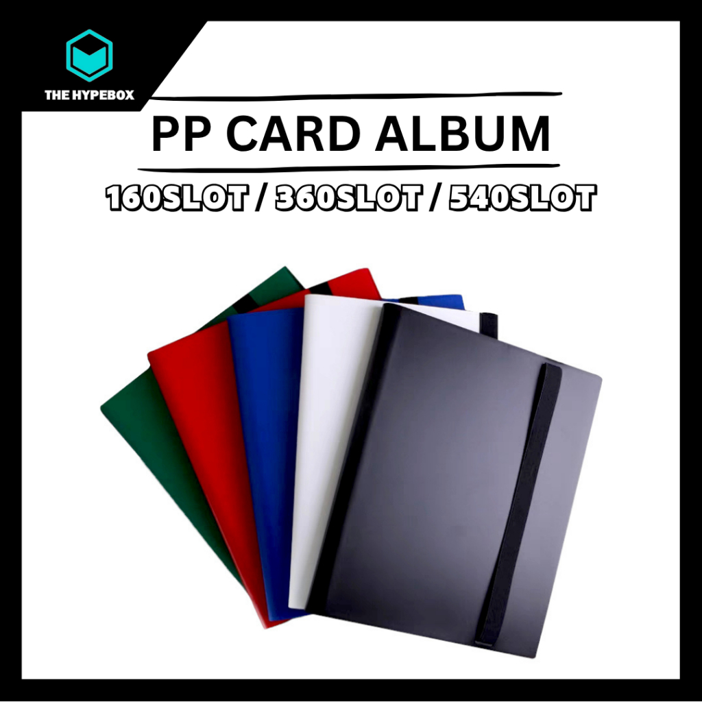 PP Card Album Trading Card game (160 Slot / 360 Slot / 540 Slot ...