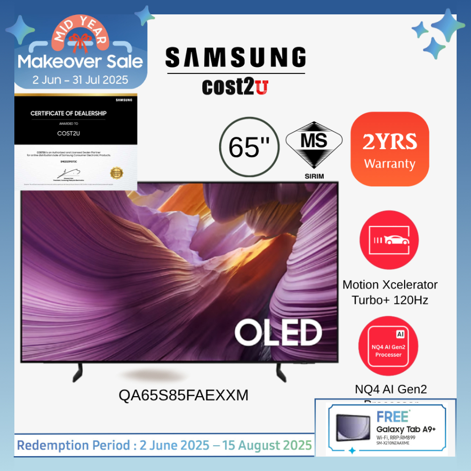 Samsung 55/65" S90D/S85F/S90F OLED 4K Smart AI TV | QA65S90DAKXXM ...