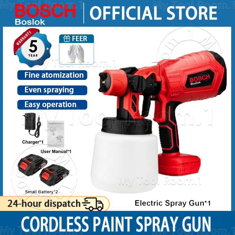 BOSCHBoslok Electric Spray Paint Gun Portable High Pressure Paint ...