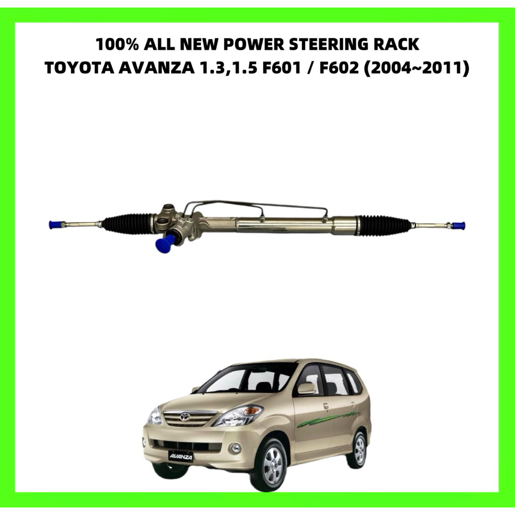 100% ALL NEW POWER STEERING RACK TOYOTA AVANZA 1.3,1.5 F601 / F602 ...