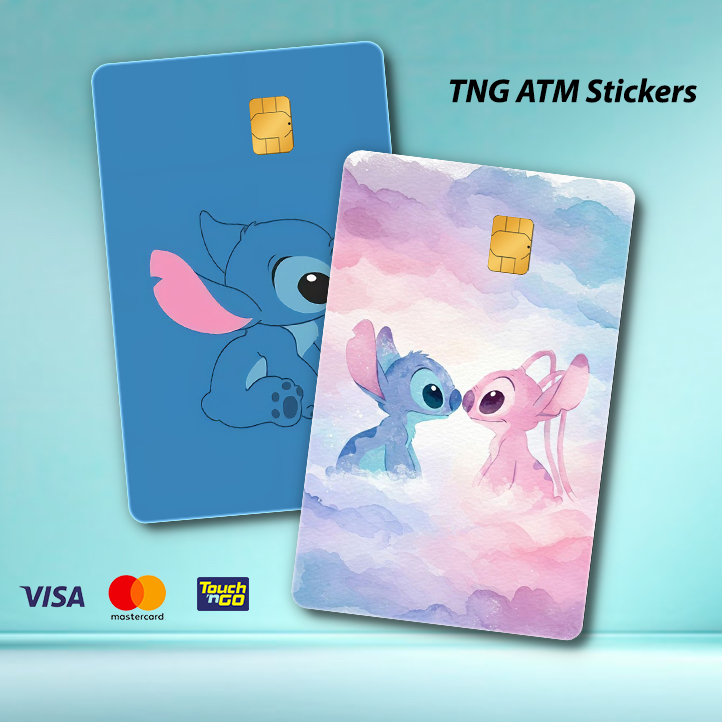 Stitch - Touch n Go Card Sticker Cover TNG / MASTER / VISA / CREDIT ...