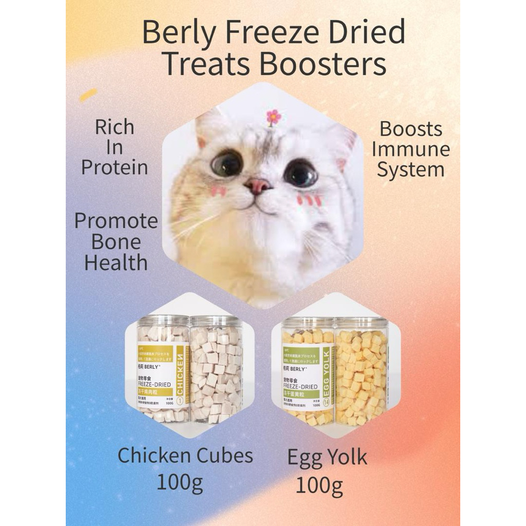 Berly Premium Freeze-Dried Collection for Pets - Egg Yolk, & Unique ...
