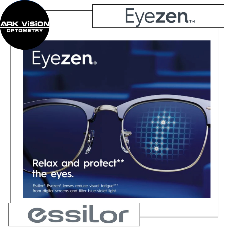 Essilor Functional Single Vision, Eyezen Start, Crizal Blue Capture ...