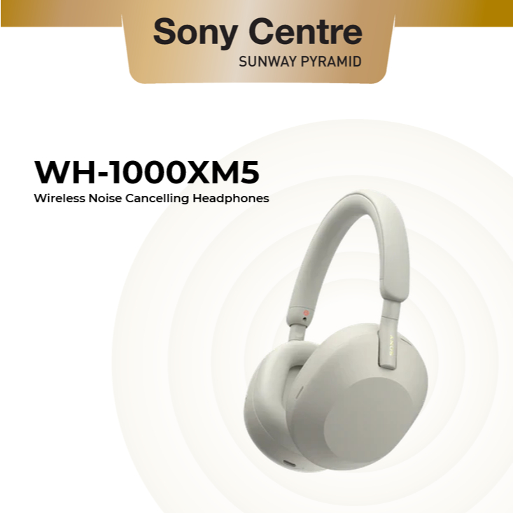 SONY WH-1000XM5 Wireless Bluetooth Noise Cancelling Headphone | XM5 | 1000XM5 | Shopee Malaysia