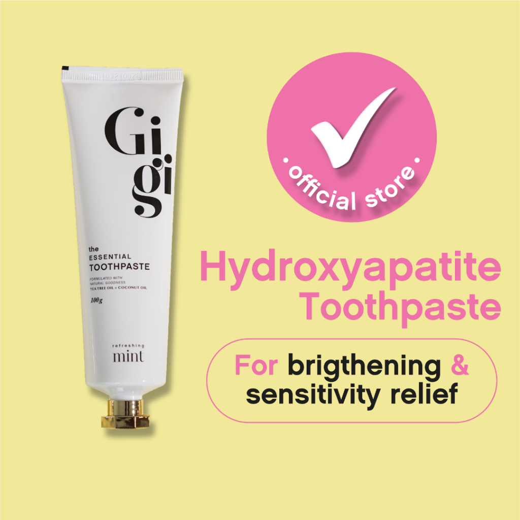 Gigi Toothpaste - Essential Toothpaste (100g) | Hydroxyapatite, Fluoride-Free and Sensitive ...