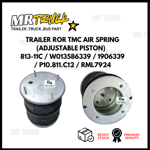 TRAILER ROR TMC AIR SPRING (ADJUSTABLE PISTON) 813-11C / W013586339 ...