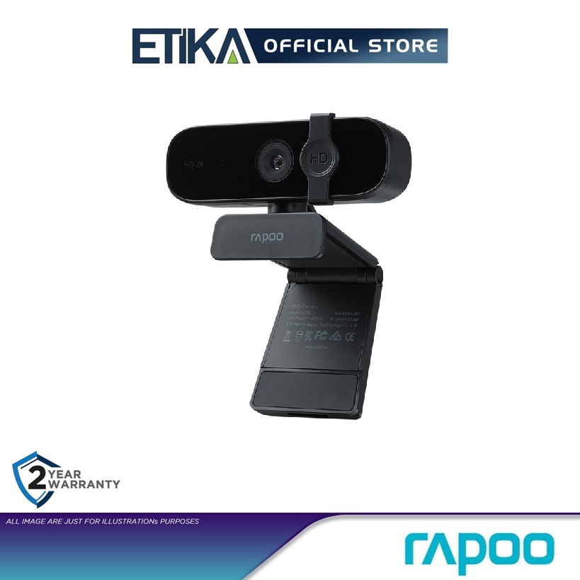 Rapoo C280 2K QHD Webcam | 2K 2560x1440P Auto-focus, 85 degree Wide ...