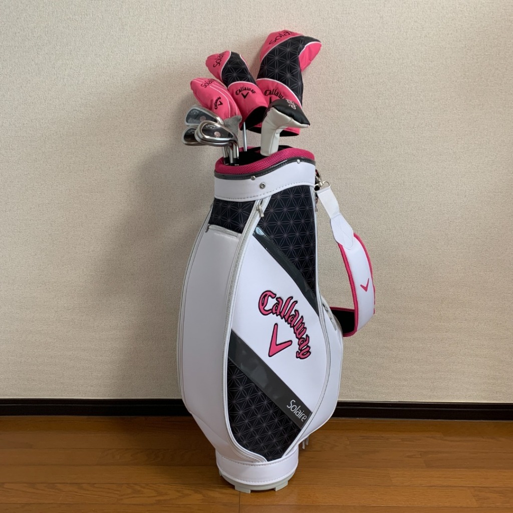 🇯🇵Callaway Solaire Ladies golf set Pink 8 pieces FlexL New | Shopee ...
