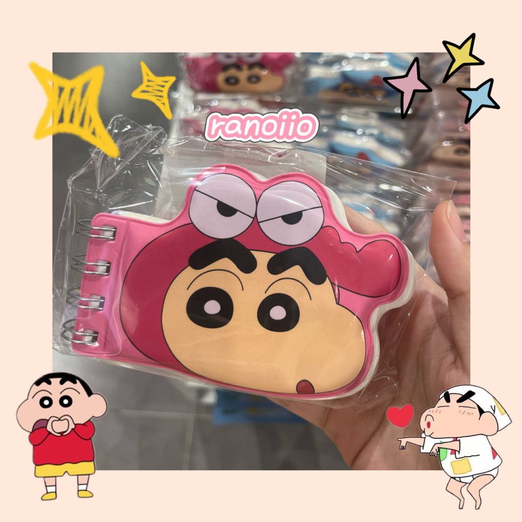 MINISO x CRAYON SHIN CHAN Series Notebook Notepad Small Student ...