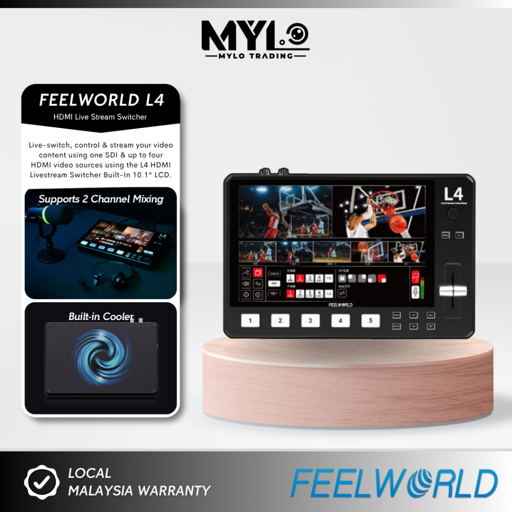 FeelWorld LIVEPRO L4 | L2 Plus | L1 Plus Multicamera Video Switcher ...