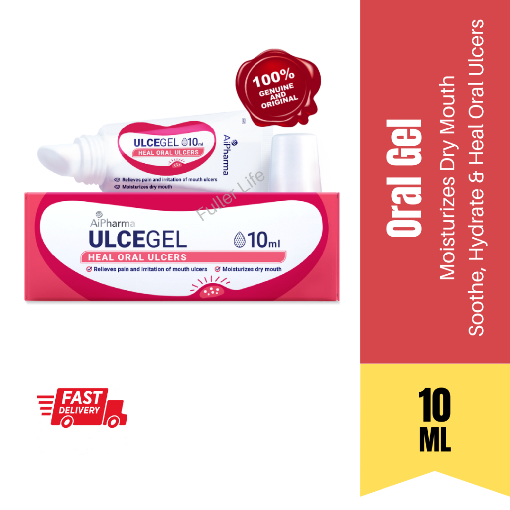 AIPHARMA Ulcegel (10ml) | Promotes Healing of Ulcers (EXP: 06/2027 ...