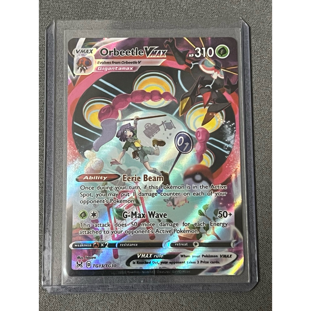 Pokemon TCG SS11 Lost Origin - Orbeetle VMAX - TG13/TG30 - Ultra Rare ...