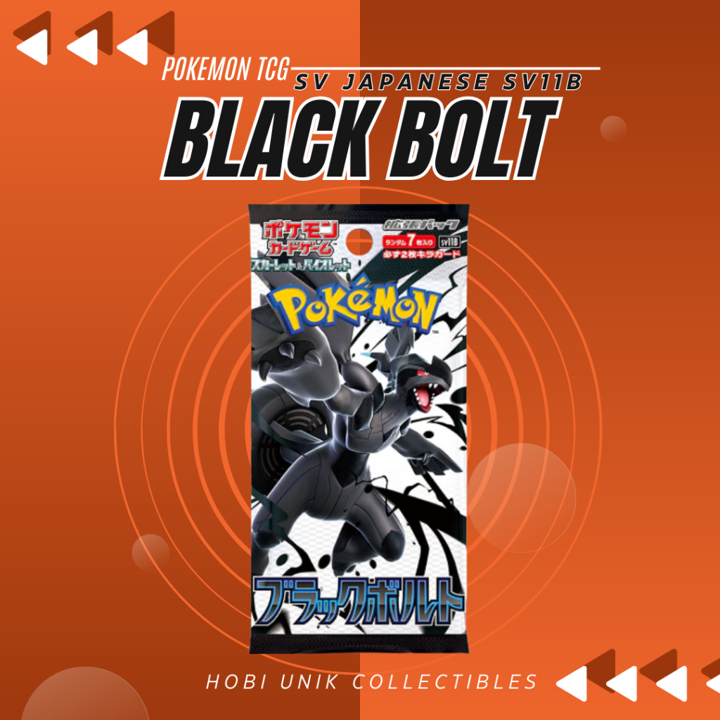 (Live Rip)[SV11B] Pokemon TCG : Black Bolt Japanese Packs | Shopee Malaysia