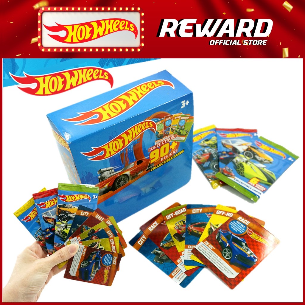 HOT WHEELS Collectible Cards [LICENSED] Toy / Gift / Hotwheel | Shopee ...