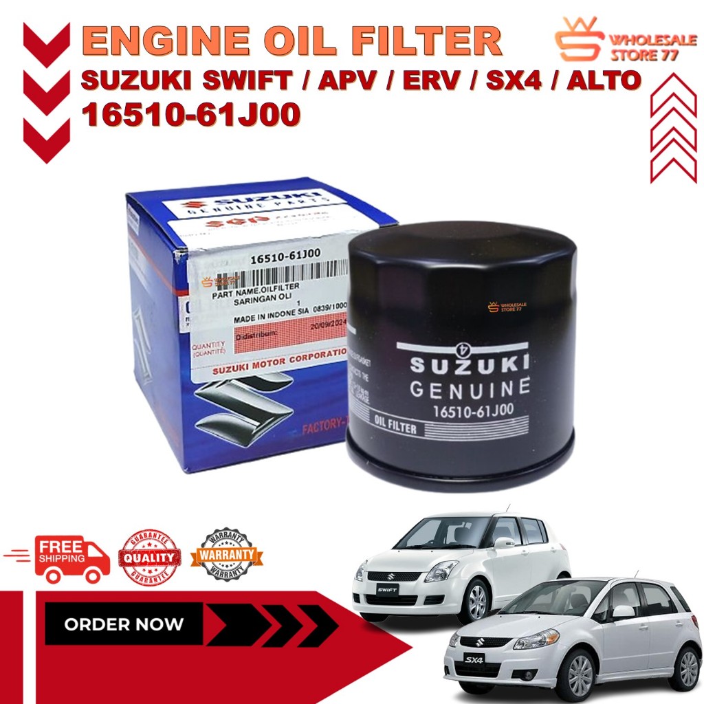 ORIGINAL | Suzuki Oil Filter Suzuki Swift/APV/ERV/SX4/Alto/Vita/Suzuki ...