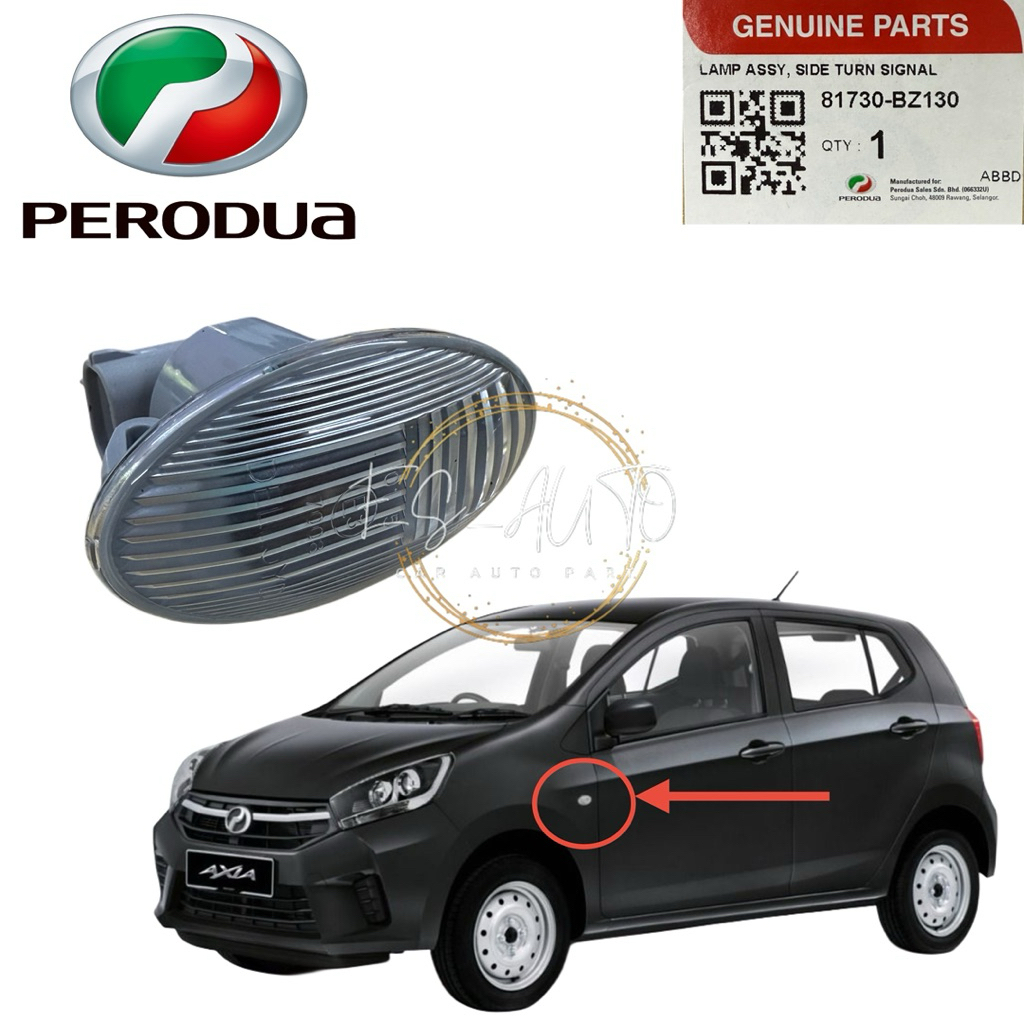 Perodua Axia 2014-2022, Bezza Old Model Lampu Isyarat / Side Turn ...