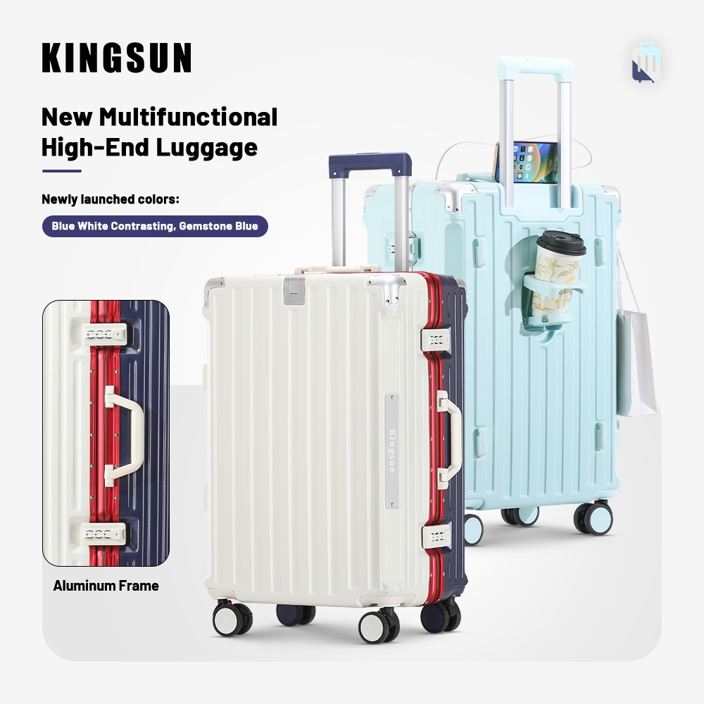 KINGSUN Premium aluminum frame suitcase strong and sturdy Hard Case ...