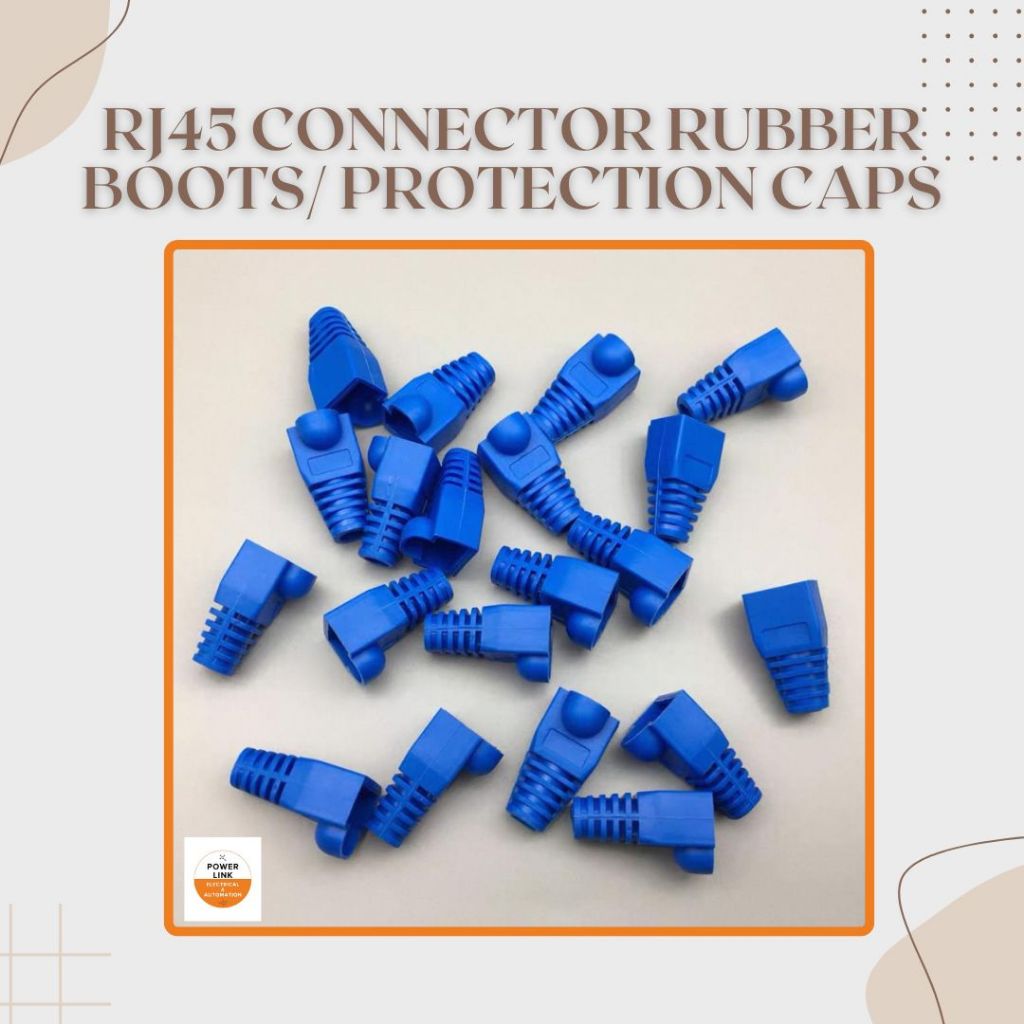 [10 pcs/ 20 pcs/ 50 pcs/ 100 pcs] RJ45 Connector Rubber Boots ...