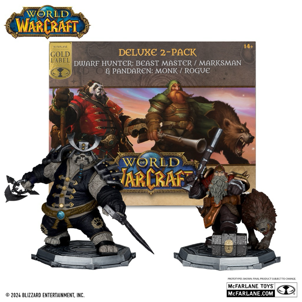 McFarlane Toys World of Warcraft Dwarf Hunter Beastmaster & Marksman ...