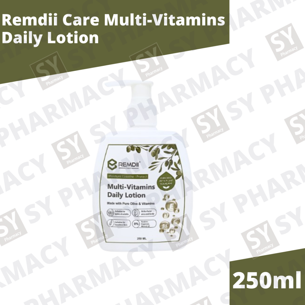 Remdii Care Multi-Vitamins Daily Lotion 250ml (Exp: 08/2028) | Shopee ...