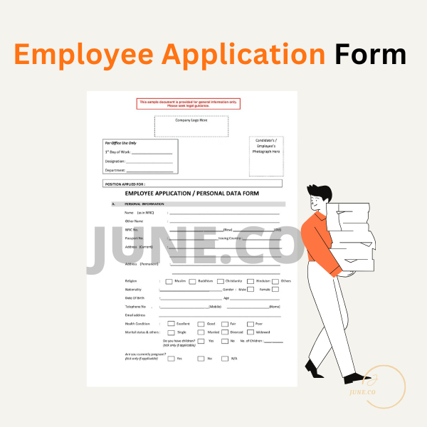 Borang Permohonan Pekerja Employee Application Form 员工申请表 | Shopee Malaysia