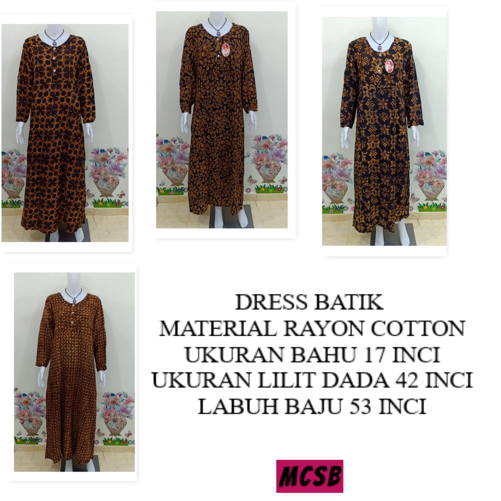 KAFTAN BATIK TANGAN PANJANG | Shopee Malaysia