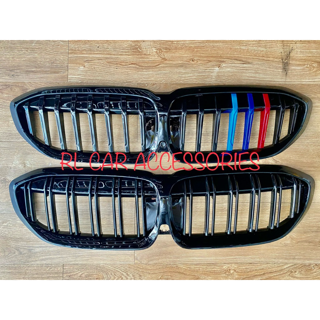 BMW G20 G28 2018 2019 2020 2021 m sport diamond front grill grille lip ...