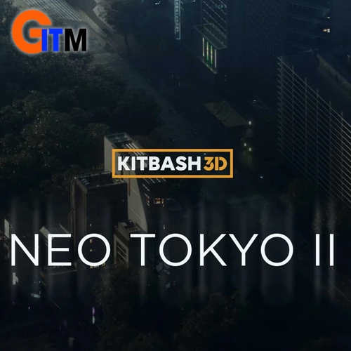 KITBASH3D - NEO TOKYO II | FUTURISTIC CYBERPUNK 3D CITY ASSET PACK | DIGITAL DOWNLOAD | BLENDER ...