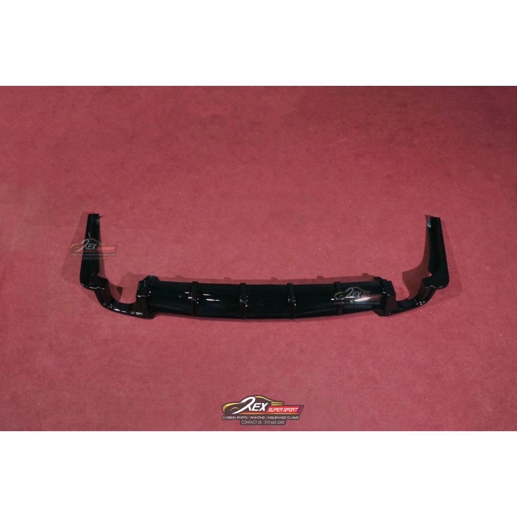 Honda Civic Fe Rear Diffuser Thai Gloss Black Shopee Malaysia