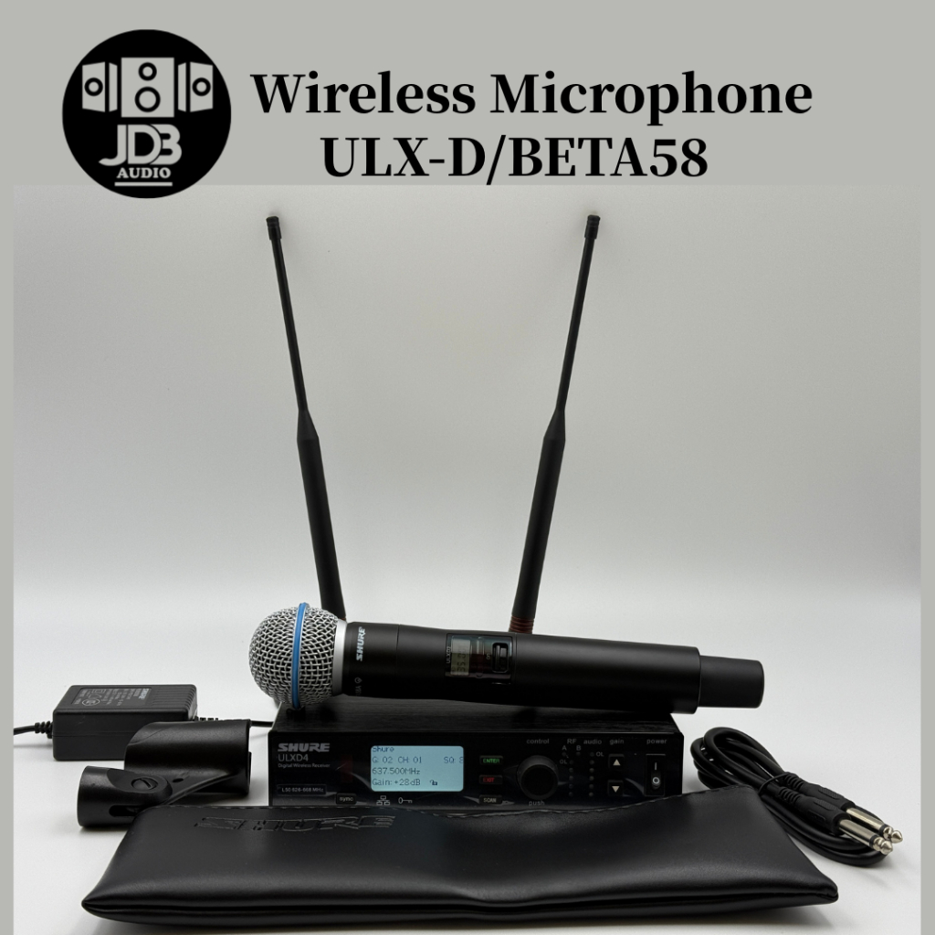 ULXD4/ULXD2 With Beta58A Professional Digital UHF Wireless Mirophone System | Shopee Malaysia