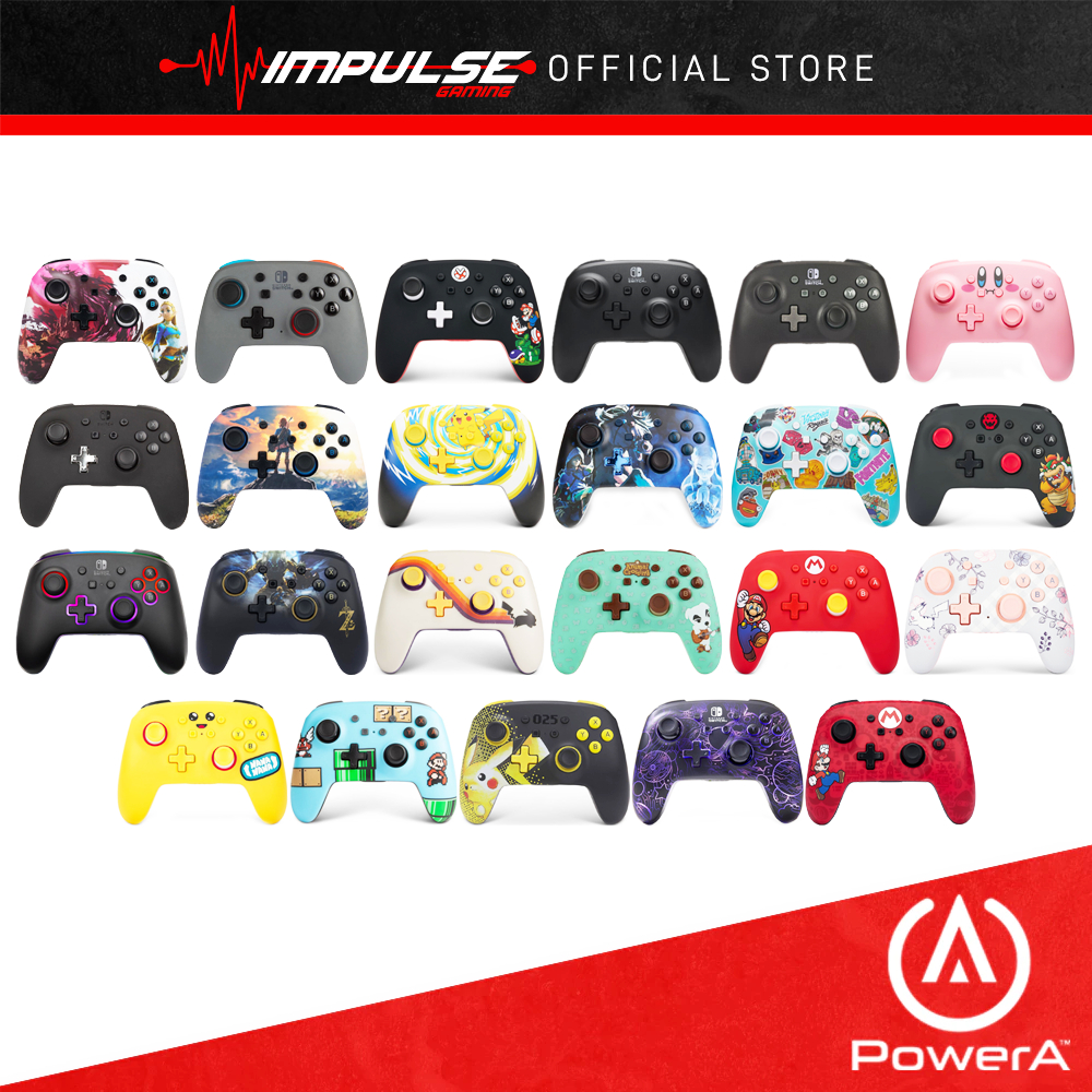 PowerA NSW Nintendo Switch Enhanced, Nano, Standard Wireless Controller ...