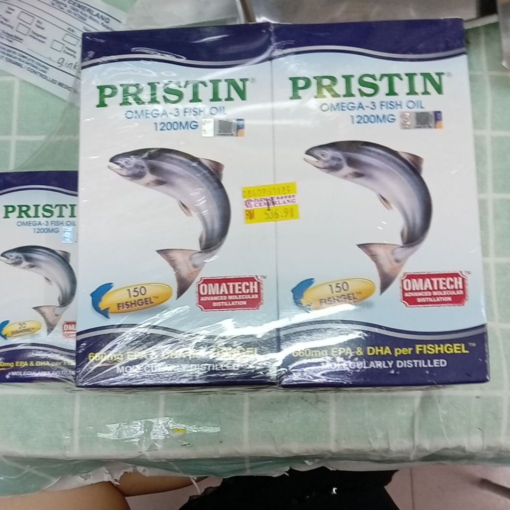 Pristin Omega-3 fish oil 1200mg softgel | Shopee Malaysia