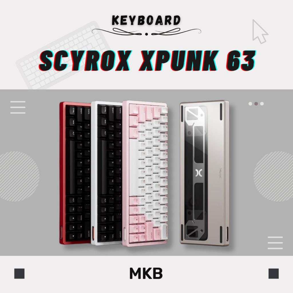 Scyrox Xpunk 63 60% Layout Hot-Swap Magnetic Switch Custom RGB 8K ...