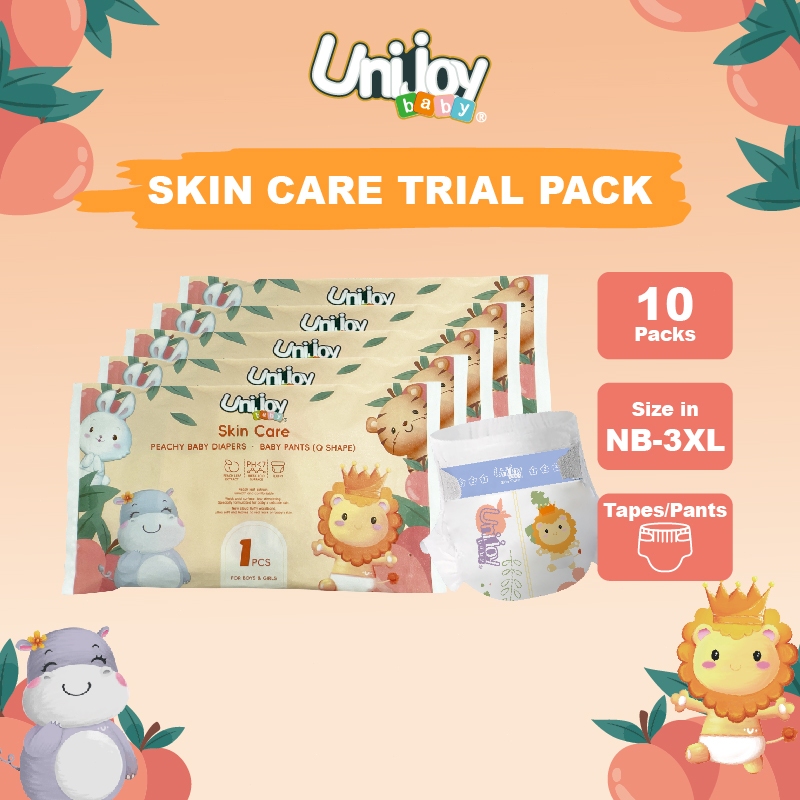 [Trial Pack] UNIJOY Baby Diapers Pants Multi-Piece High Absorption Skin ...