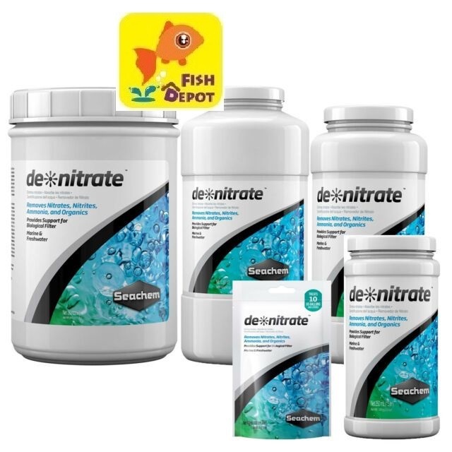 Seachem DeNitrate 100ml (With Bag) / 250ml / 1L – Nitrate Remover ...