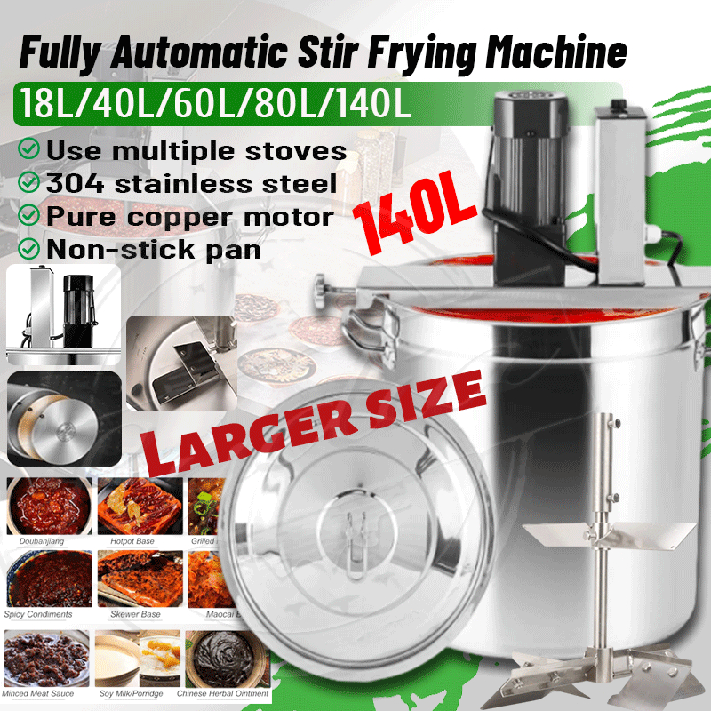 Automatic food pot stirrer Automatic sauce, stir-fry mixer, cooking ...