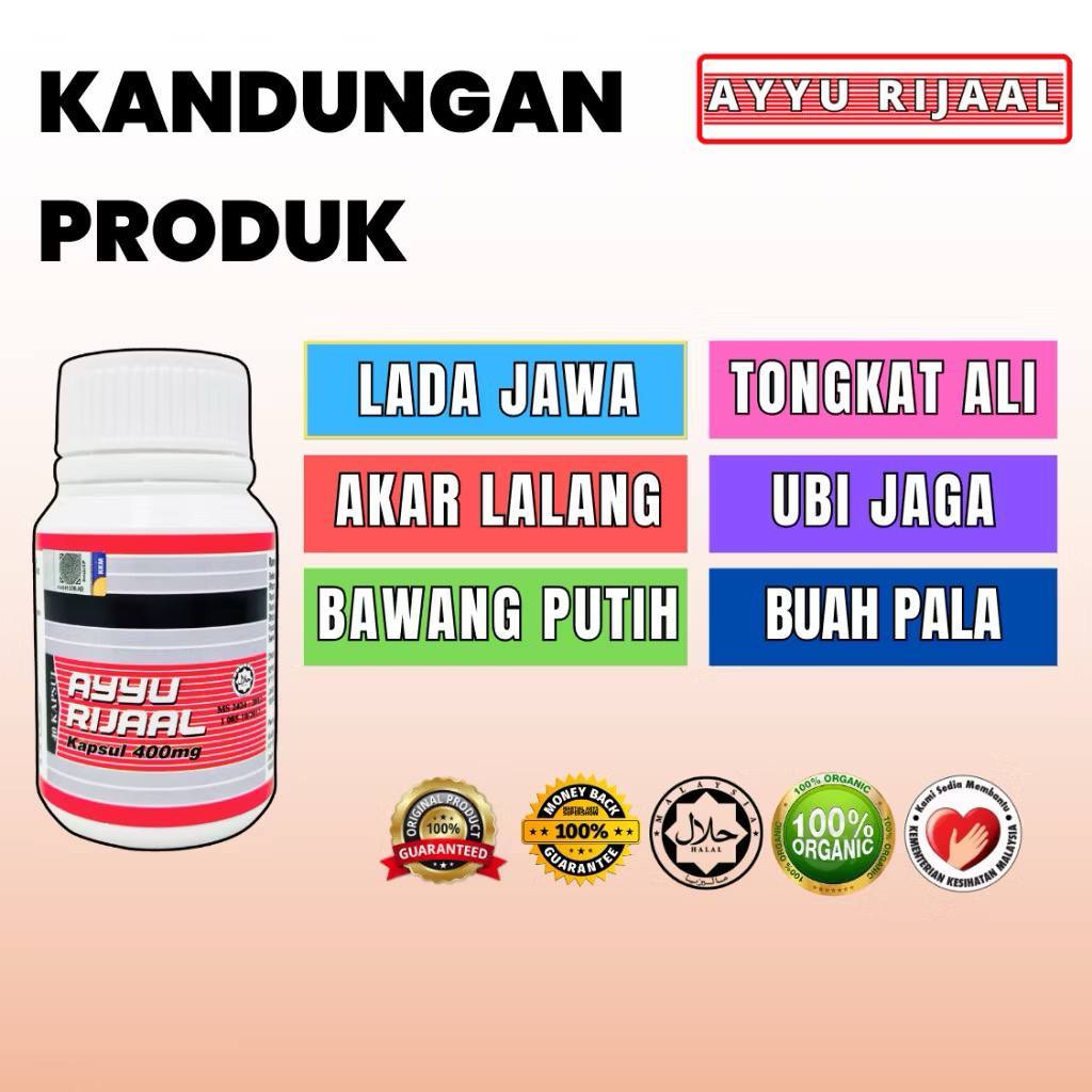 BUY 3 FREE 2 [𝐑𝐄𝐀𝐃𝐘 𝐒𝐓𝐎𝐂𝐊 ]𝐎𝐑𝐈𝐆𝐈𝐍𝐀𝐋💯%AYYU RIJAAL BERASASKAN HERBA ...
