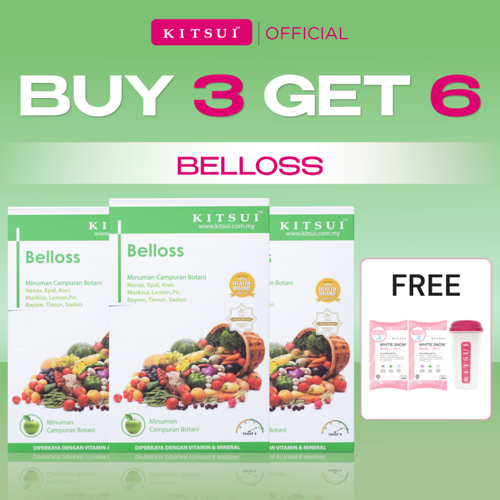[BUY 3 GET 6] KITSUI Belloss x3 [Free 2x Sample Whitie Snow 2's | 1x ...
