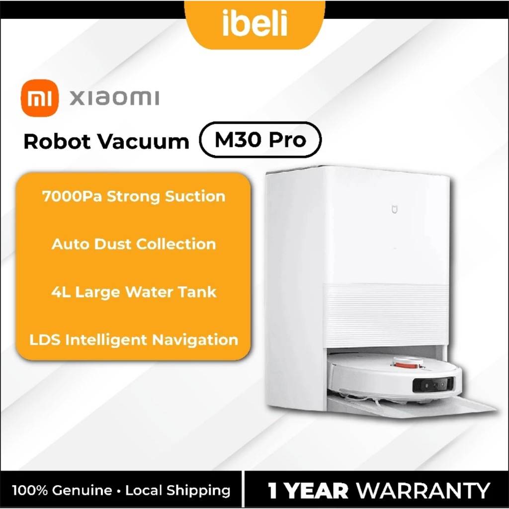 【NEW 2024】Xiaomi Mijia M30 Pro 7000pa Strong Suction Innovative Hair Cutting Almighty Sweeping ...