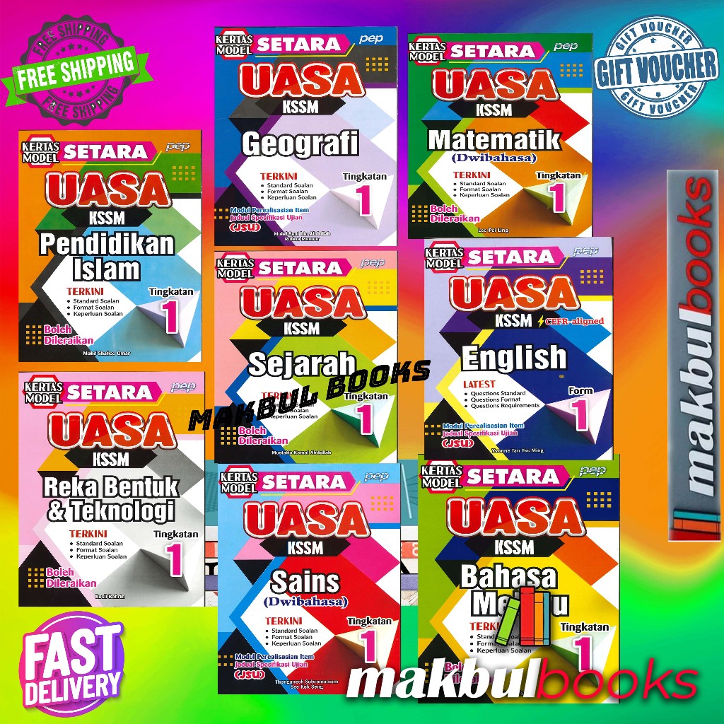 PEP: KERTAS MODEL SETARA UASA TINGKATAN 1 / FORM 1 KSSM | Shopee Malaysia