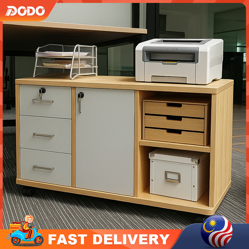 DO Office File Cabinet With Lock Wooden Filing Drawer Cabinets With ...