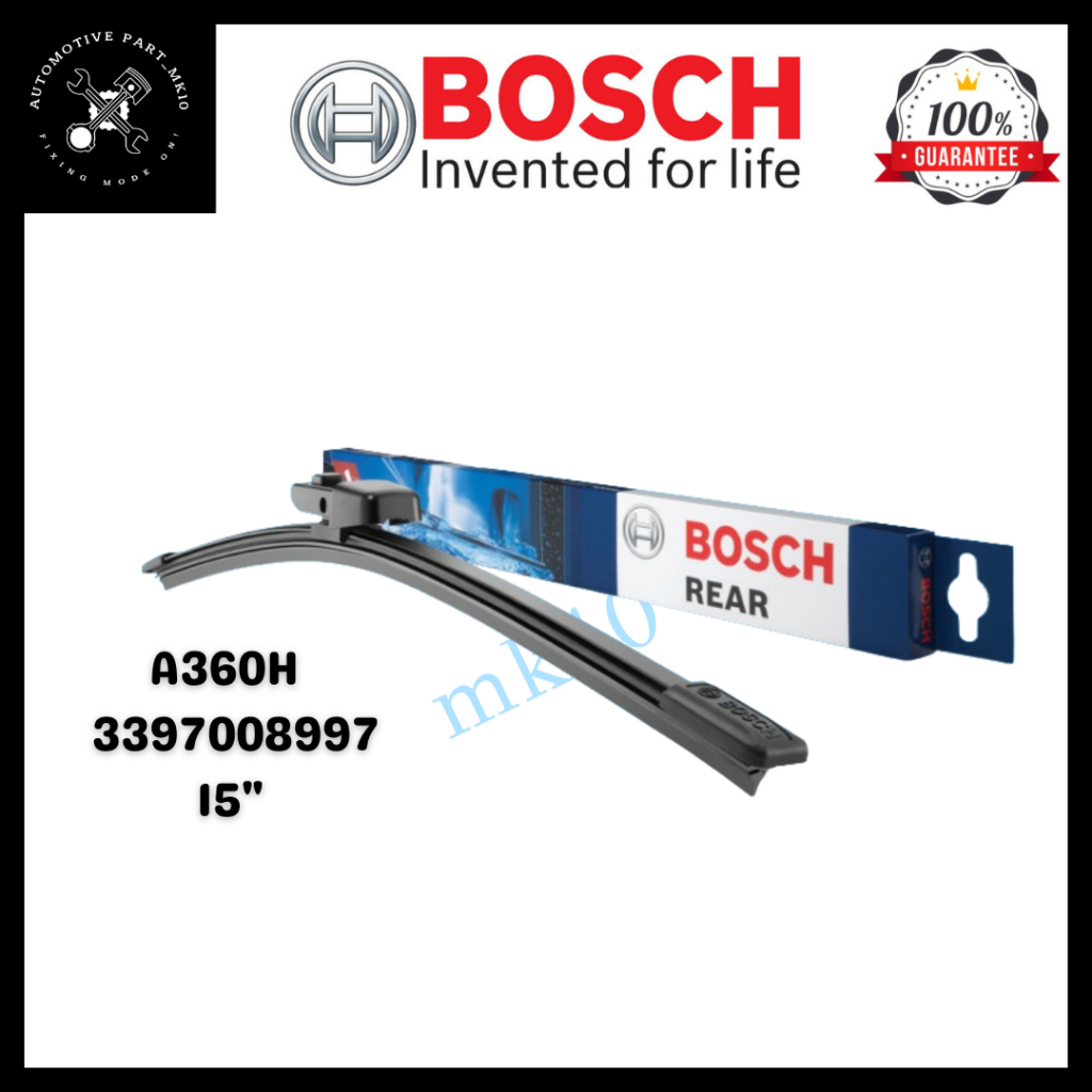 BOSCH Rear Wiper Blade A360H / 3397008997 - 15" (380mm) Porsche Cayenne ...