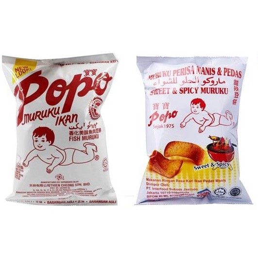 Popo Fish Muruku - Original / Sweet & Spicy (60g x 10 Packs) | Shopee ...