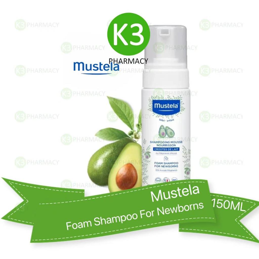 Mustela Foam Shampoo for Newborns (150ML) | Shopee Malaysia