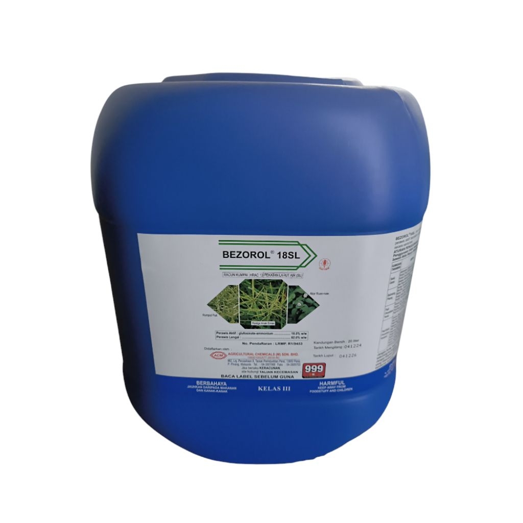 Bezorol 18SL Acm Racun Rumput glufosinate ammonium 18% 20 liter ...